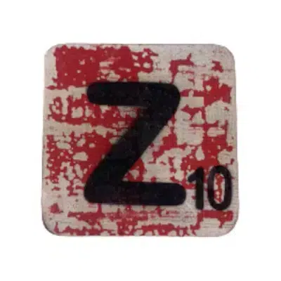 Houten Scrabble Letter Z