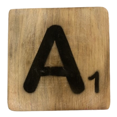Houten scrabble letters 10x10 cm Archieven - Be Original HS